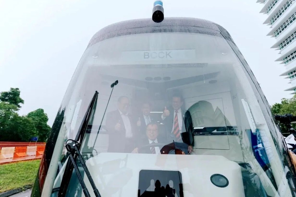Sarawak Premier Test Rides First Hydrogen Powered Smart Rail Tram - CCIG